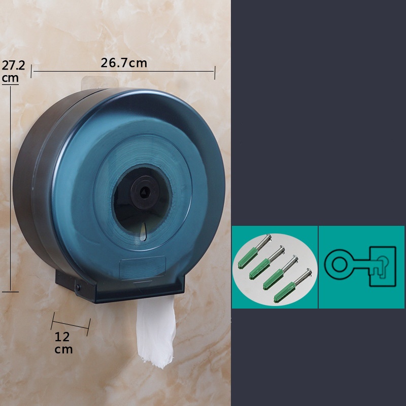 (COD)Waterproof Bathroom Tissue Dispenser Wall Mount Single Tissue ...