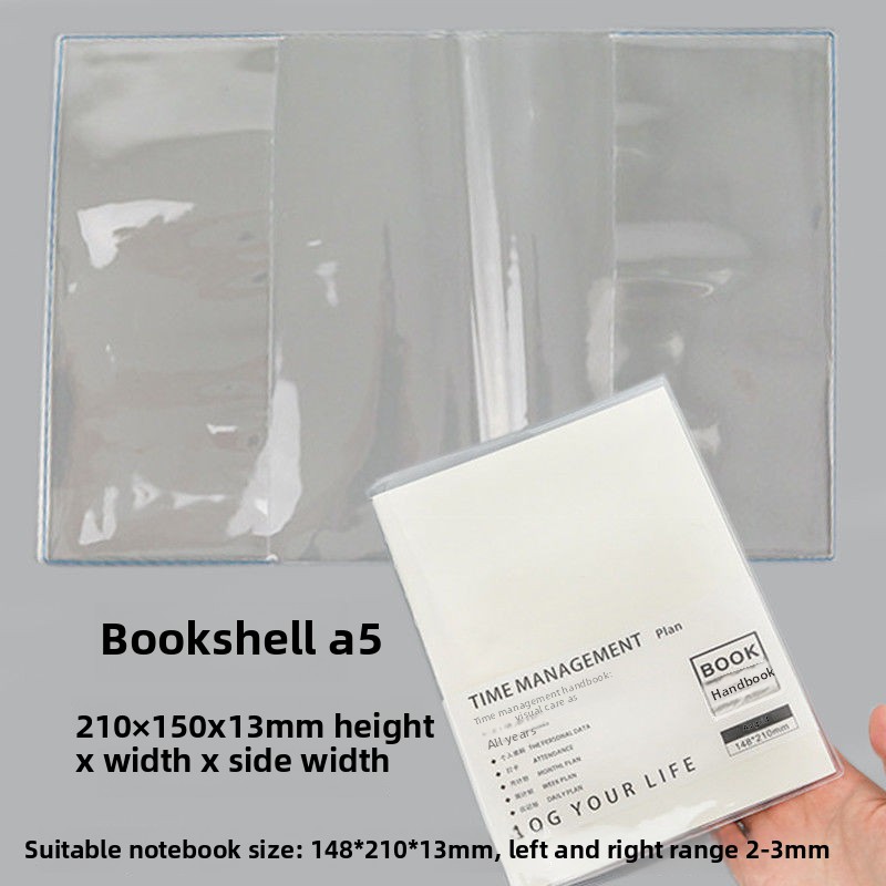 PVC Cover A5/A6 Transparent for Macaron Notebook Binder Jacket ...