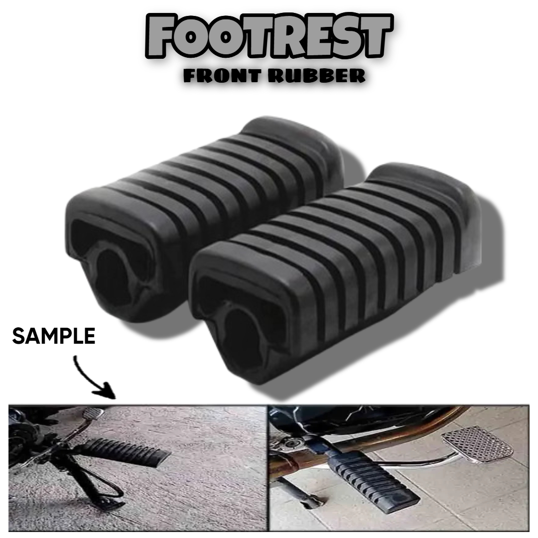 HONDA XRM 155 - Footrest Front Rubber | Black Color ( 1 pair ) | Shopee ...