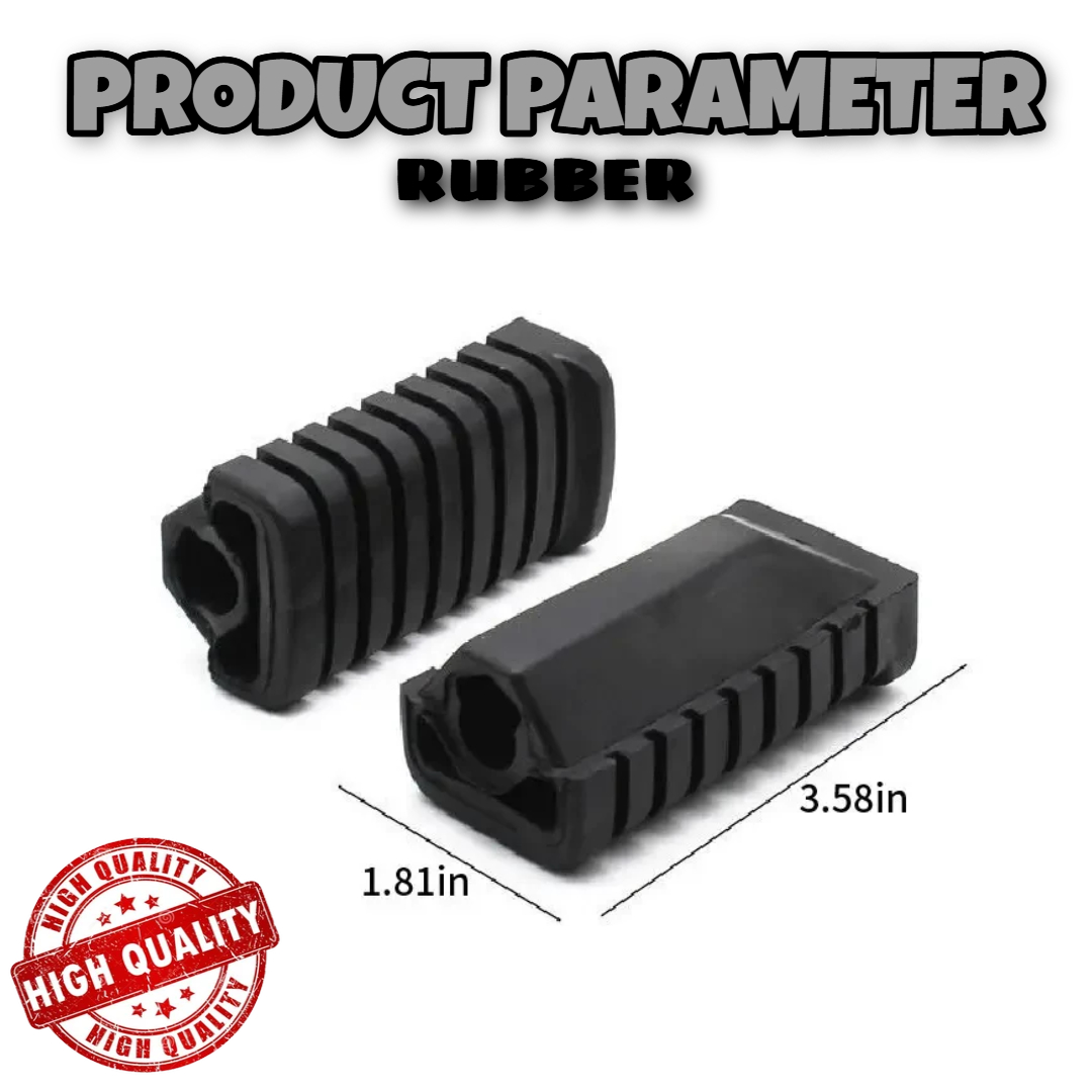 HONDA XRM 155 - Footrest Front Rubber | Black Color ( 1 pair ) | Shopee ...