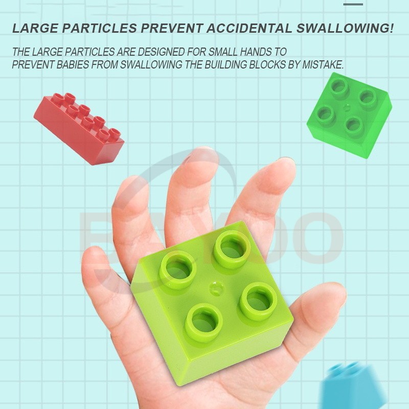 Bayoo 143PCS Slide Blocks for Kids Track Ball Block Slide Brick ...