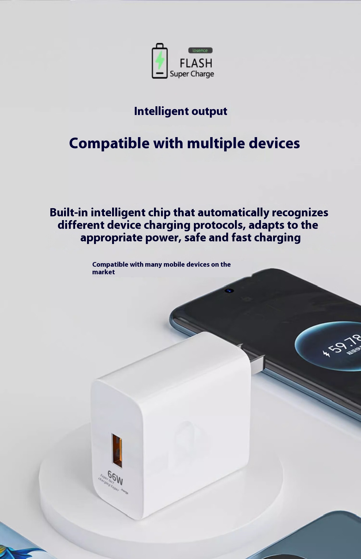 120W USB Fast Charger Original 6A CABLE charger type c fast charger V8 ...