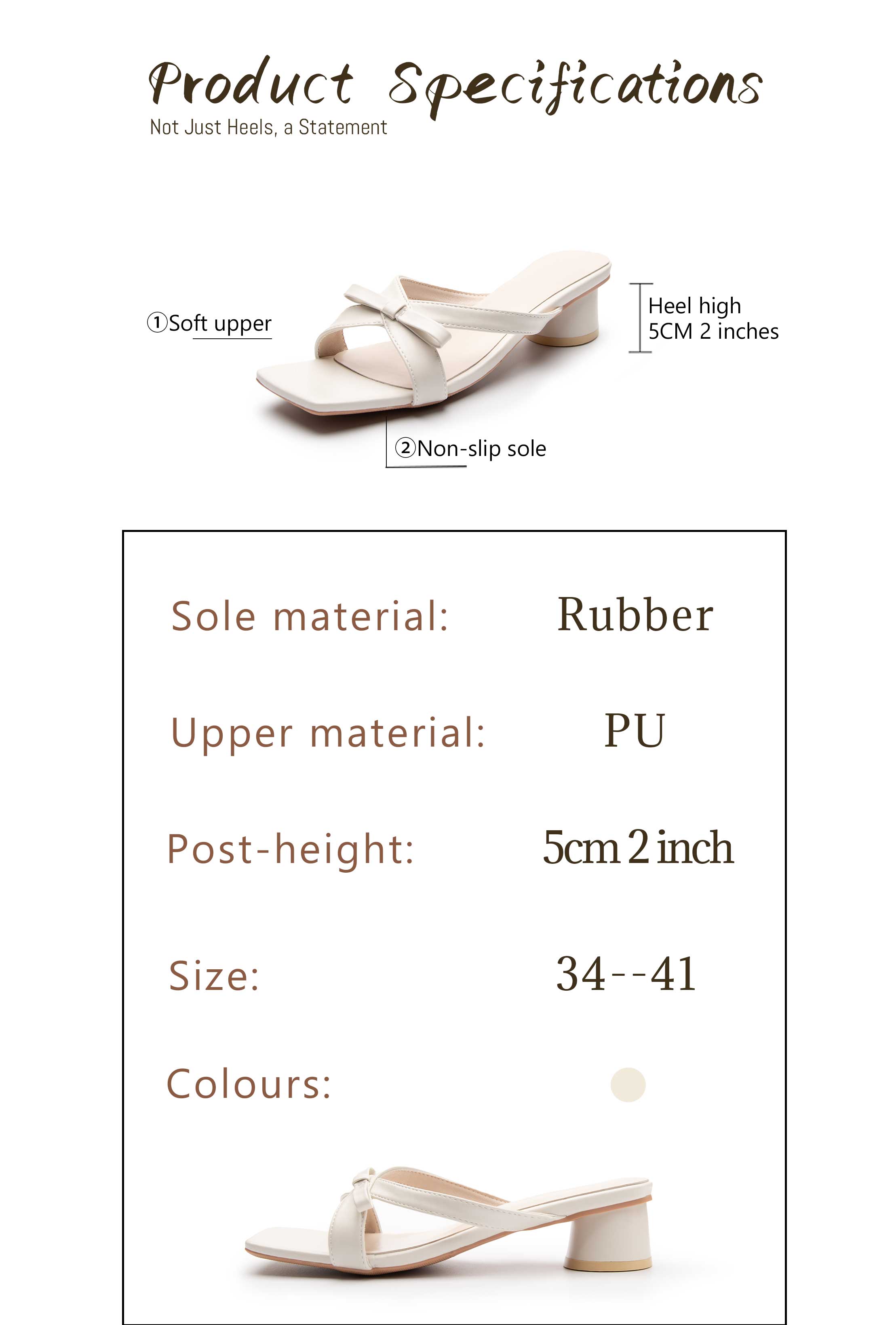 VONICA Beige Korea Elegant Sandals with Heels for Women | Shopee ...