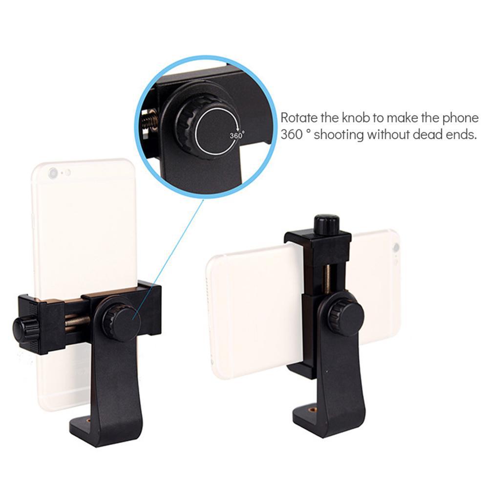 360° Swivel Phone Mount phone Clamp with 1/4" Tripod Mount for Live ...
