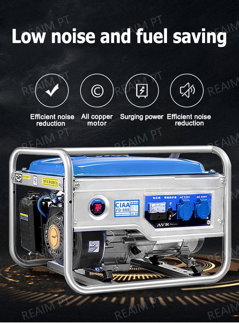 REAIM Generator Gasoline Portable Ultra Quiet High Quality Small ...