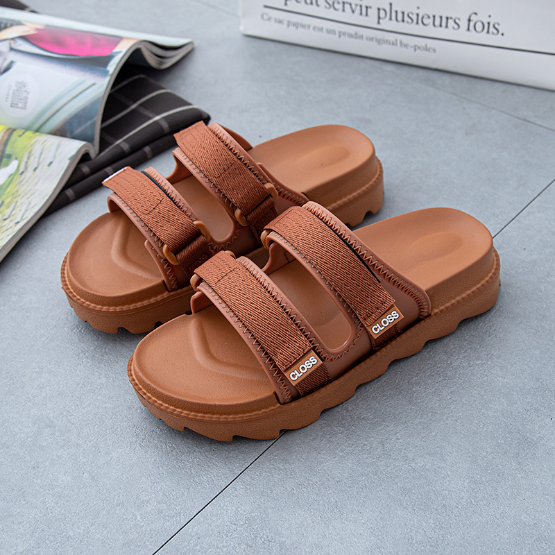 【𝐙𝐋𝐀𝐂𝐊】Closs Korean Summer Women Solid Sandals Open Toe Casual EVA ...