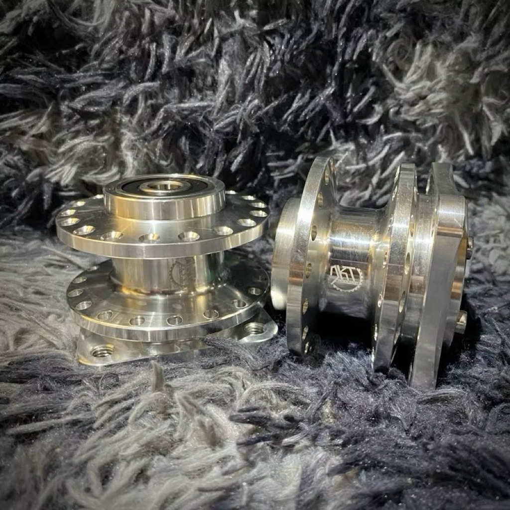 Small Hub front only DKT for wave 125 Real CNC with Bearing | Shopee ...