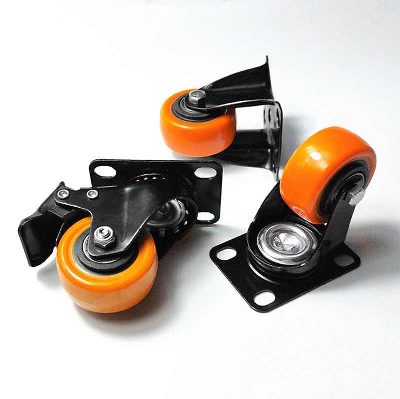 4PCS Gold Diamond Caster Wheel Set 1.5-2 Inch Heavy Duty Swivel,With ...