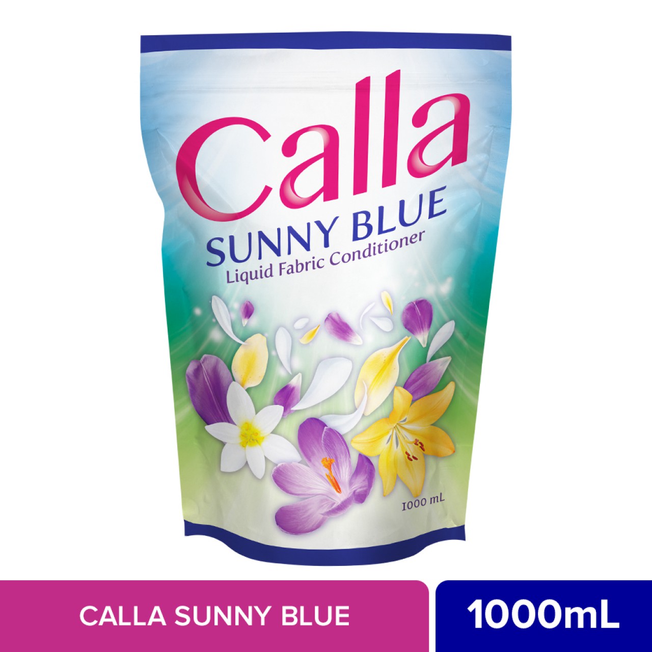 Calla Liquid Fabric Conditioner Sunny Blue 1 Liter | Shopee Philippines