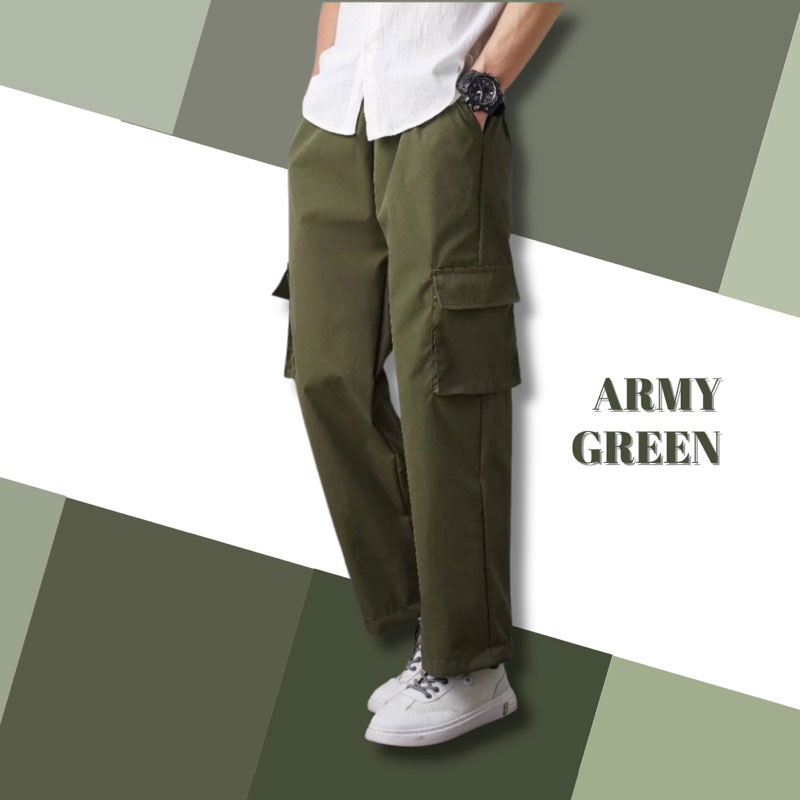 FM Cargo pants for men korean baggy straight 2025 new cargo pants ...