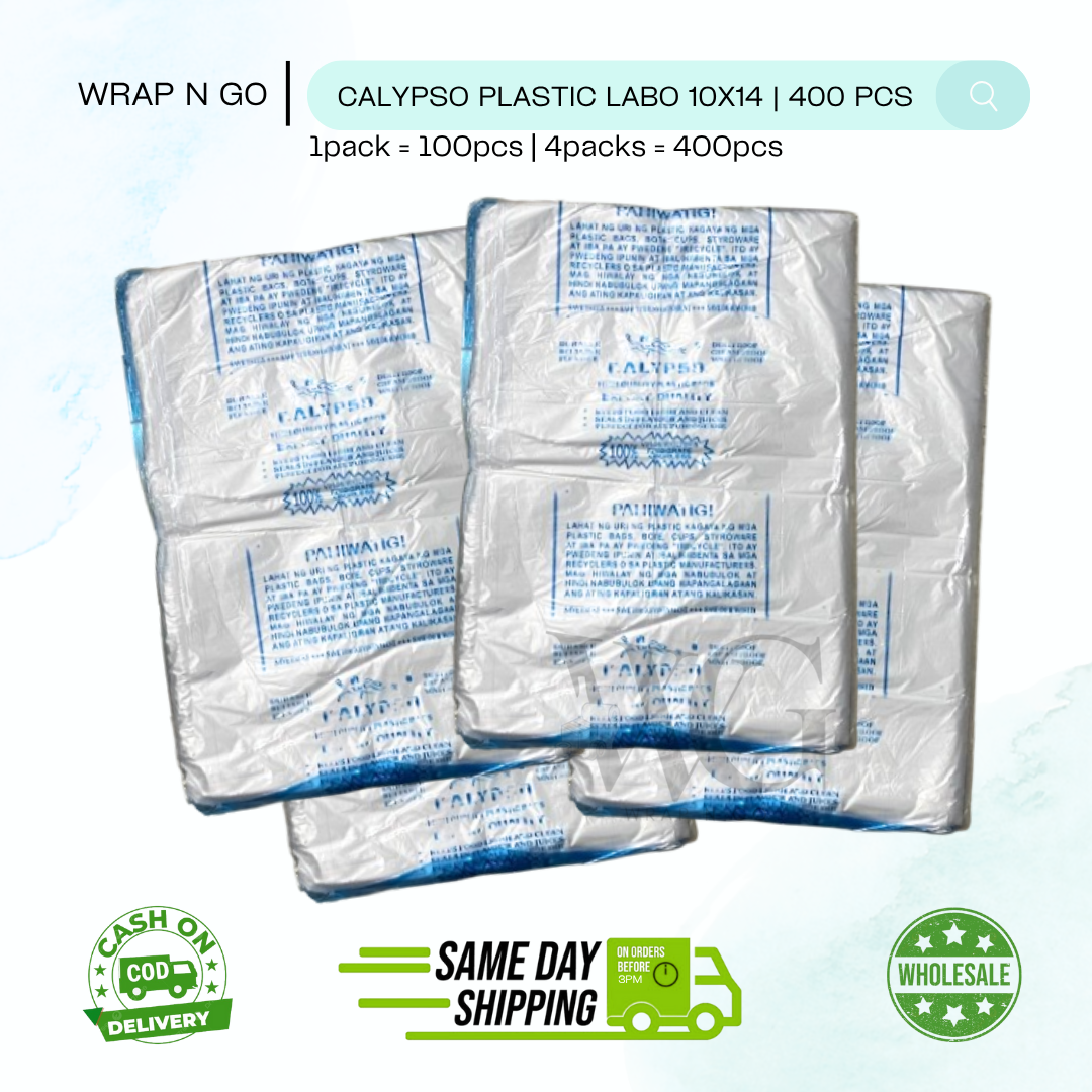 WnG Calypso Plastic Labo Bag 8x11 & 10x14 inches | Clear Poly Bag ...
