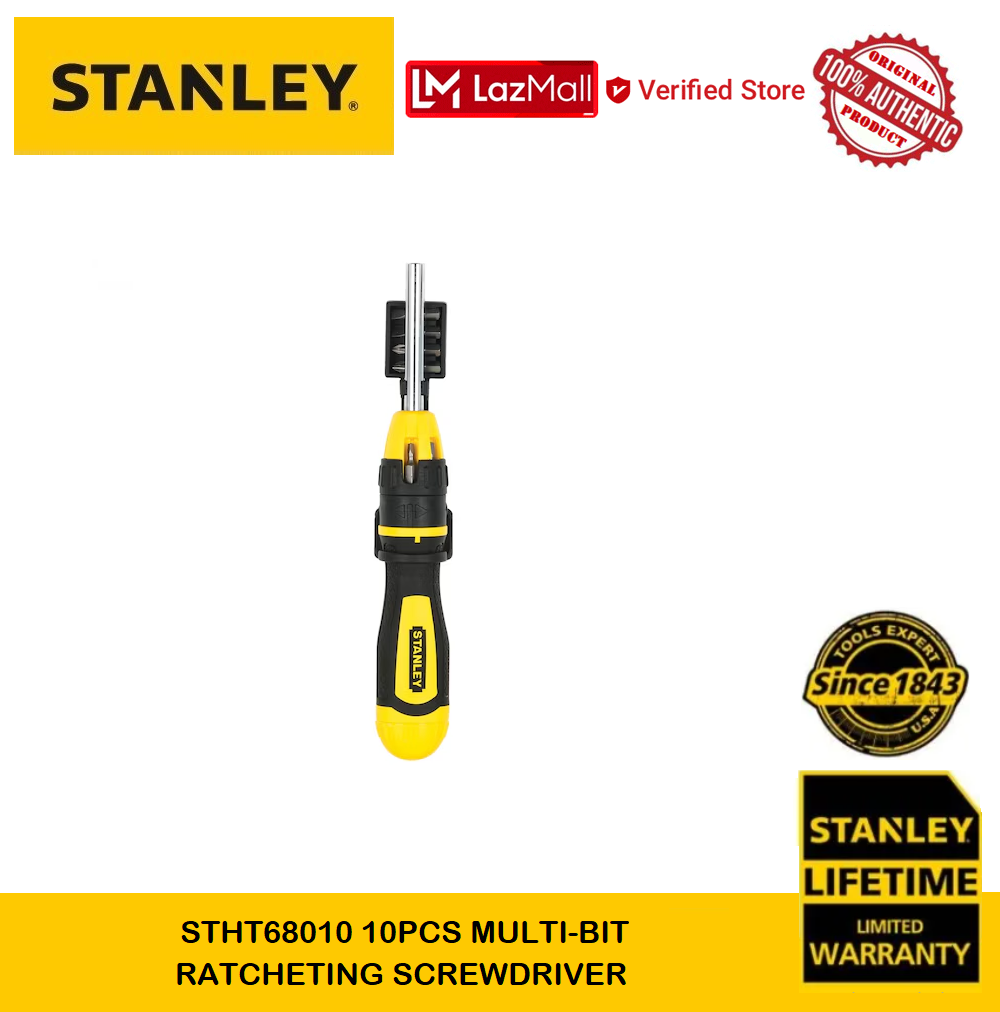 STANLEY 10-Piece Pro-Duty Ratcheting Screwdriver Set with ...