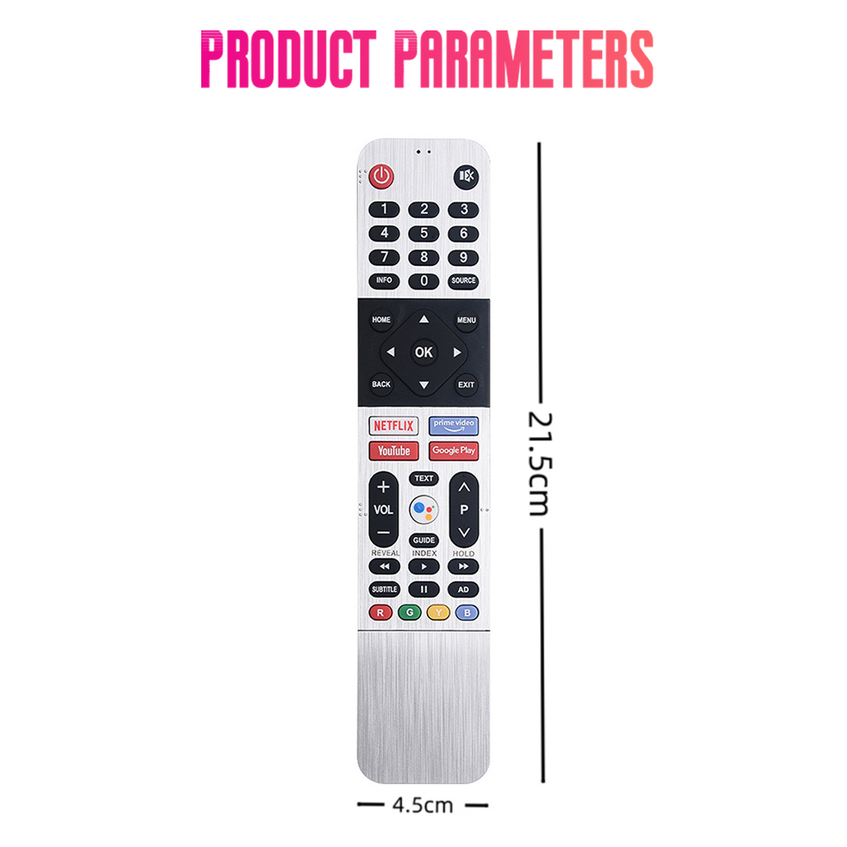 NEW Original Skyworth Remote Control Smart TV Android TV 43U20 Remote ...