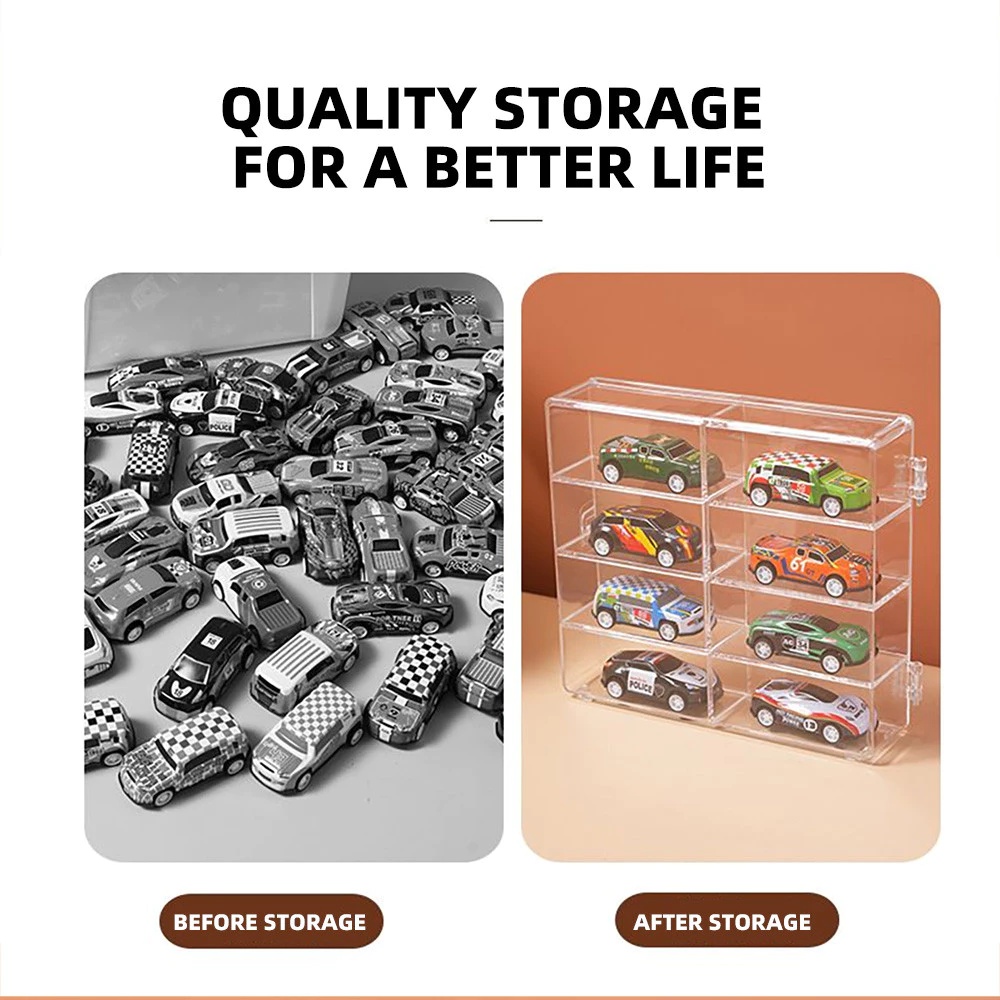 8-Point Acrylic Toy Car Storage Box Display Cabinet | Shopee Philippines
