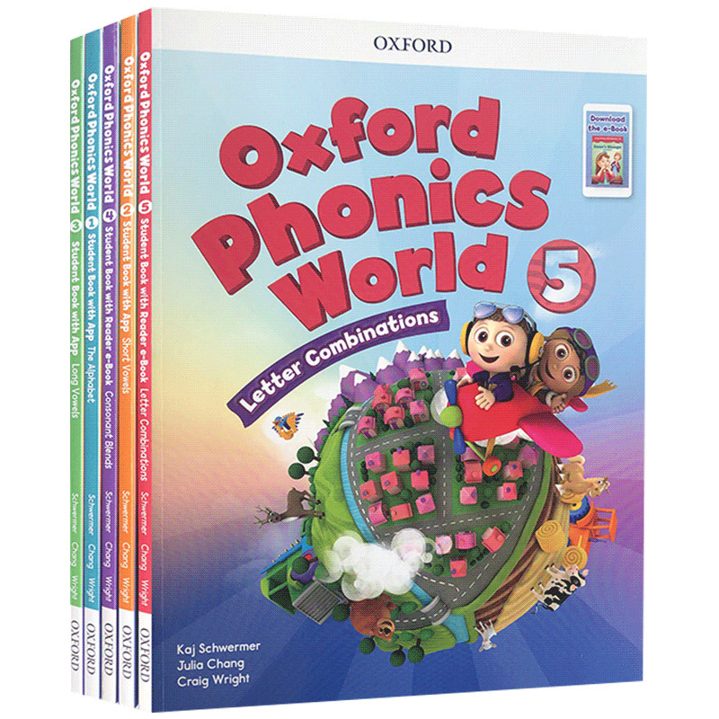 10 books natural spelling textbook Phonics World 5 textbook + 5 ...