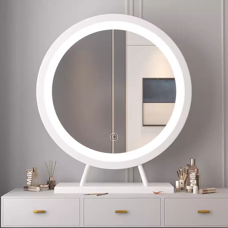 LED Dressing Table Mirror with lights Makeup Mirror Adjustable Face ...