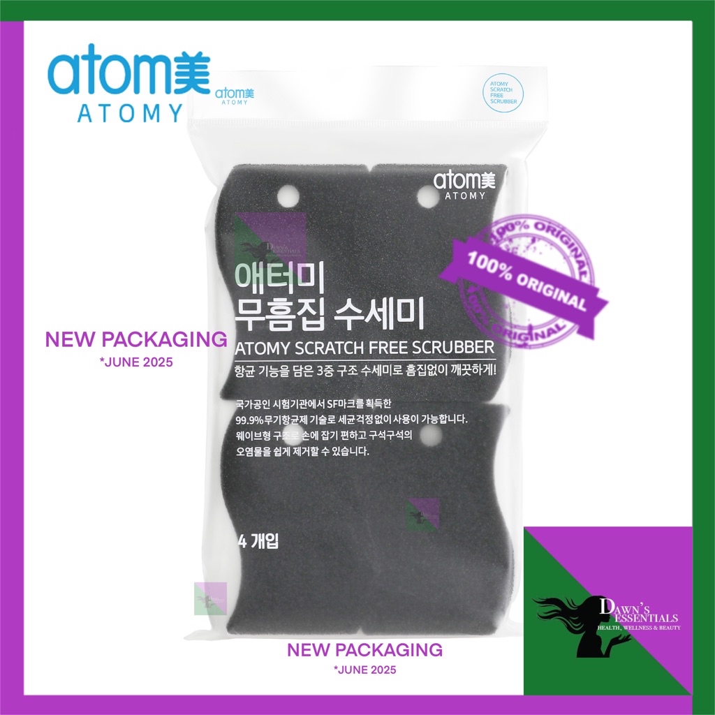 Atomy Multipurpose Korean Sponge Scrubber (4pcs) | Shopee Philippines