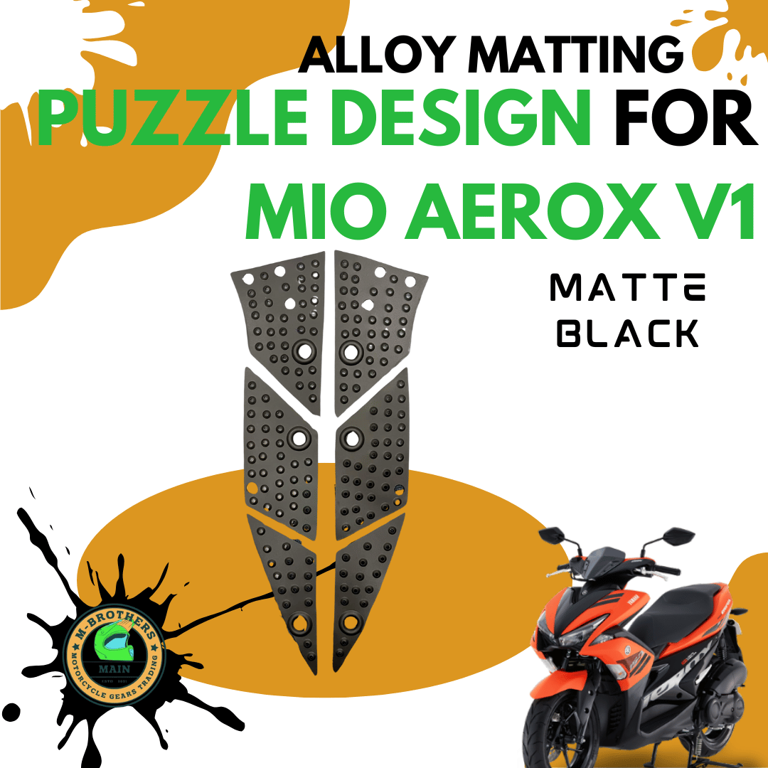 Yamaha Mio Aerox 155 V1 Alloy/Powder Coated FootBoard Matting | Shopee ...