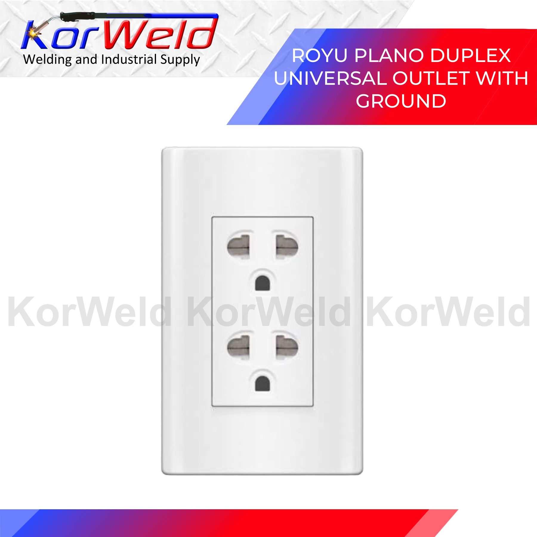 ROYU Plano Duplex Universal Outlet with Ground | Shopee Philippines