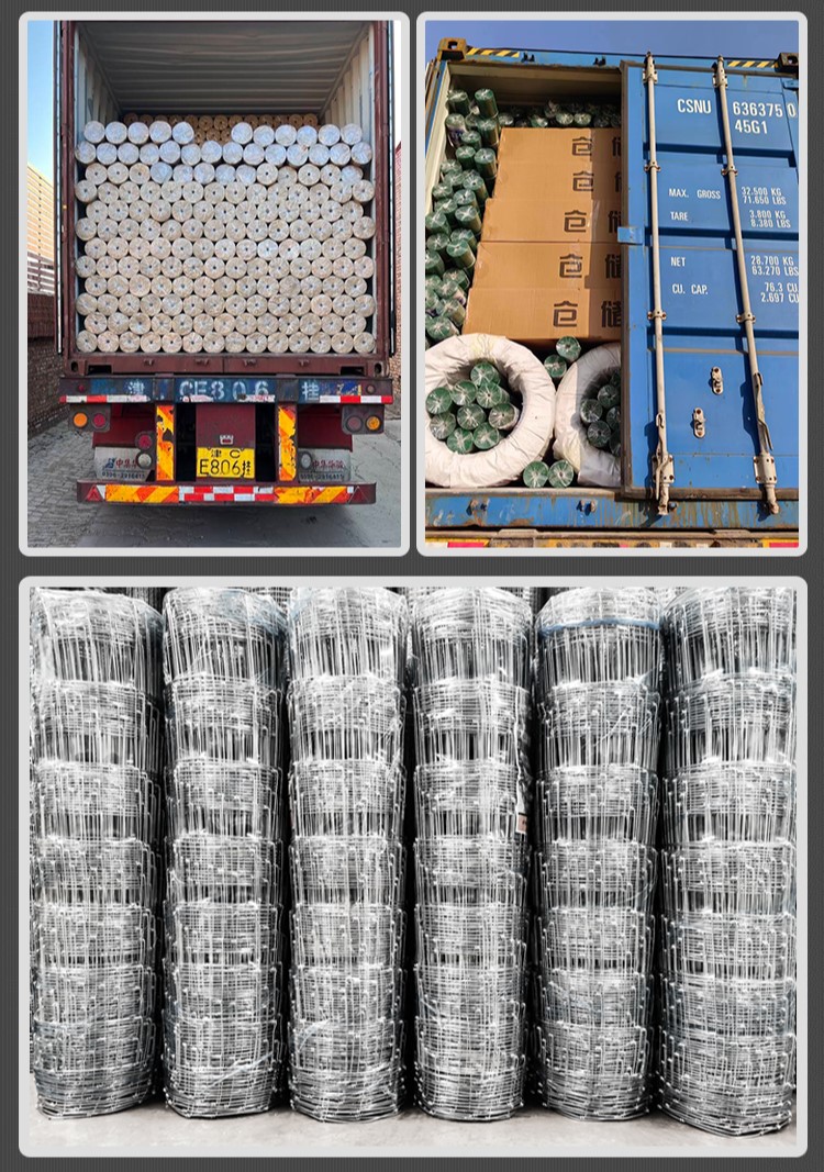 Hog Wire 7, 8, 9, 10 Holes Galvanized Farm Cattle Fence and Goat Pig ...