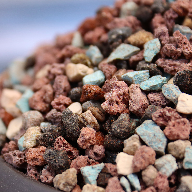 1KG Mineral Pon Substrate ( 8in1) Mixed color lava rock gravel for ...