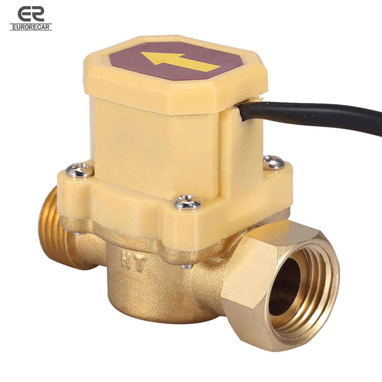 220V Booster Pump Flow Sensor Auto Control Switch Brass Pressure Water ...