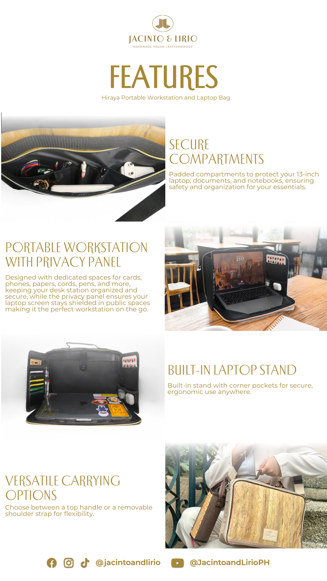 Jacinto & Lirio - Hiraya Laptop Bag (13") | Shopee Philippines