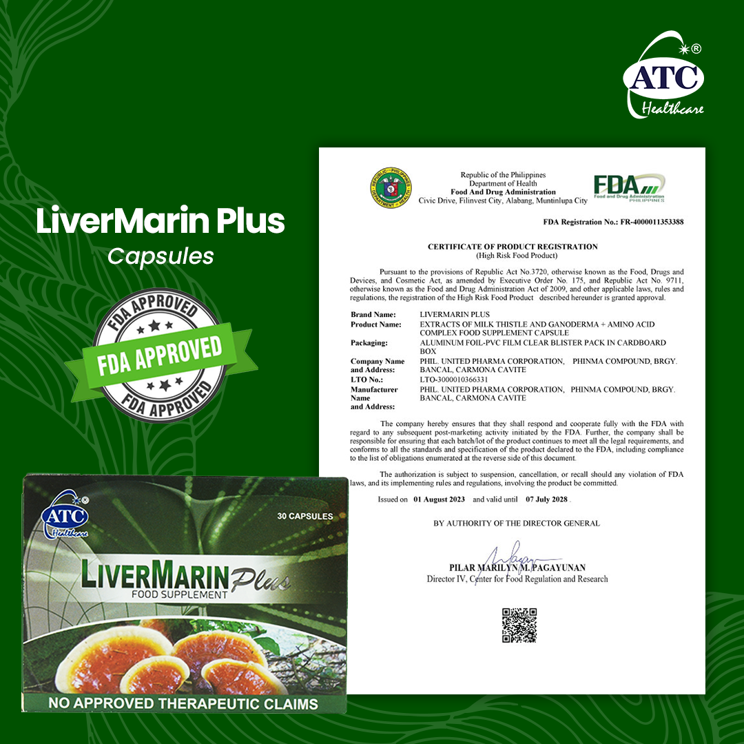 ATC LiverMarin Plus 30’s Liver Health Body Care Staying Up Working ...