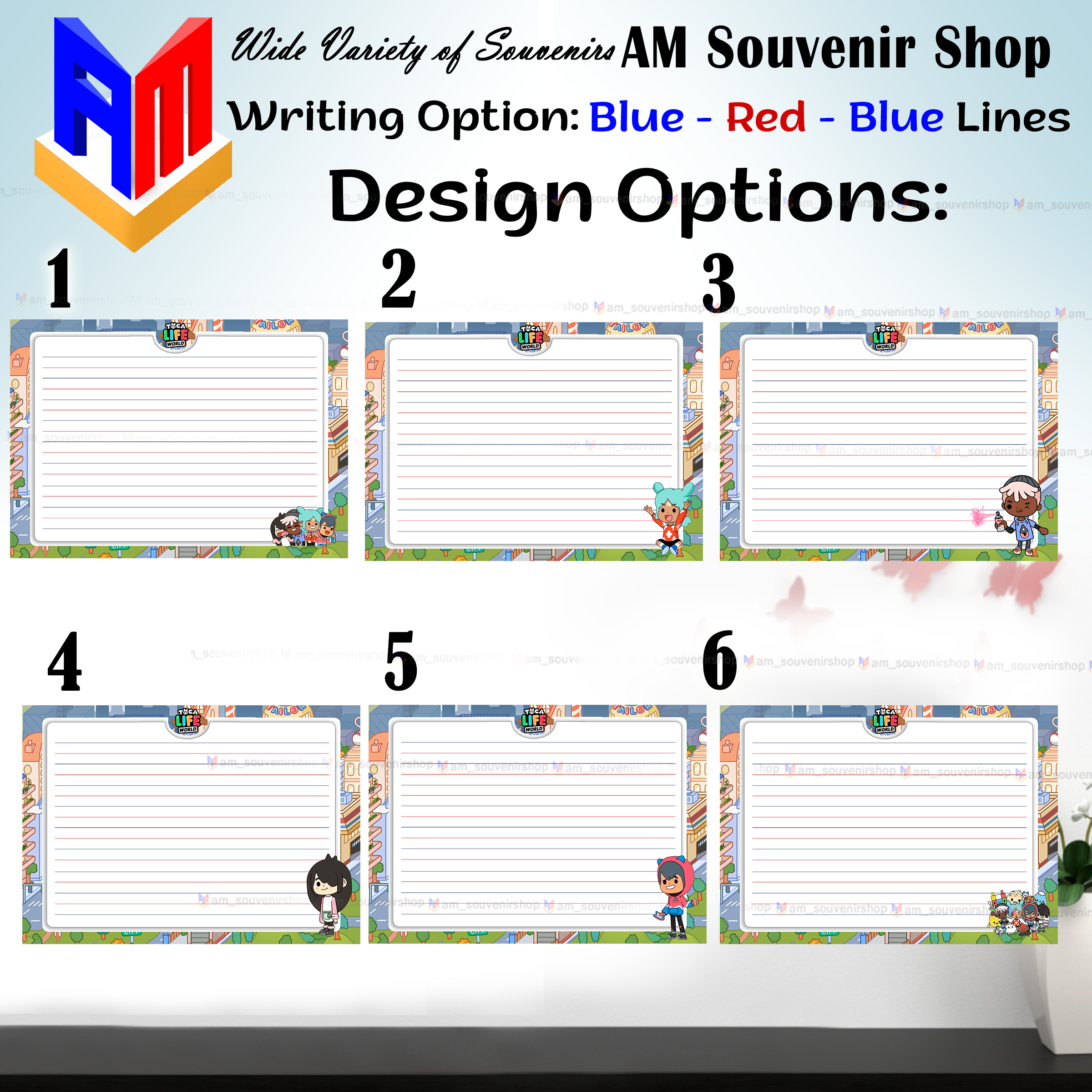 Toca Life / Toca Boca White Board - Blue Red Blue or Blue Lines ...