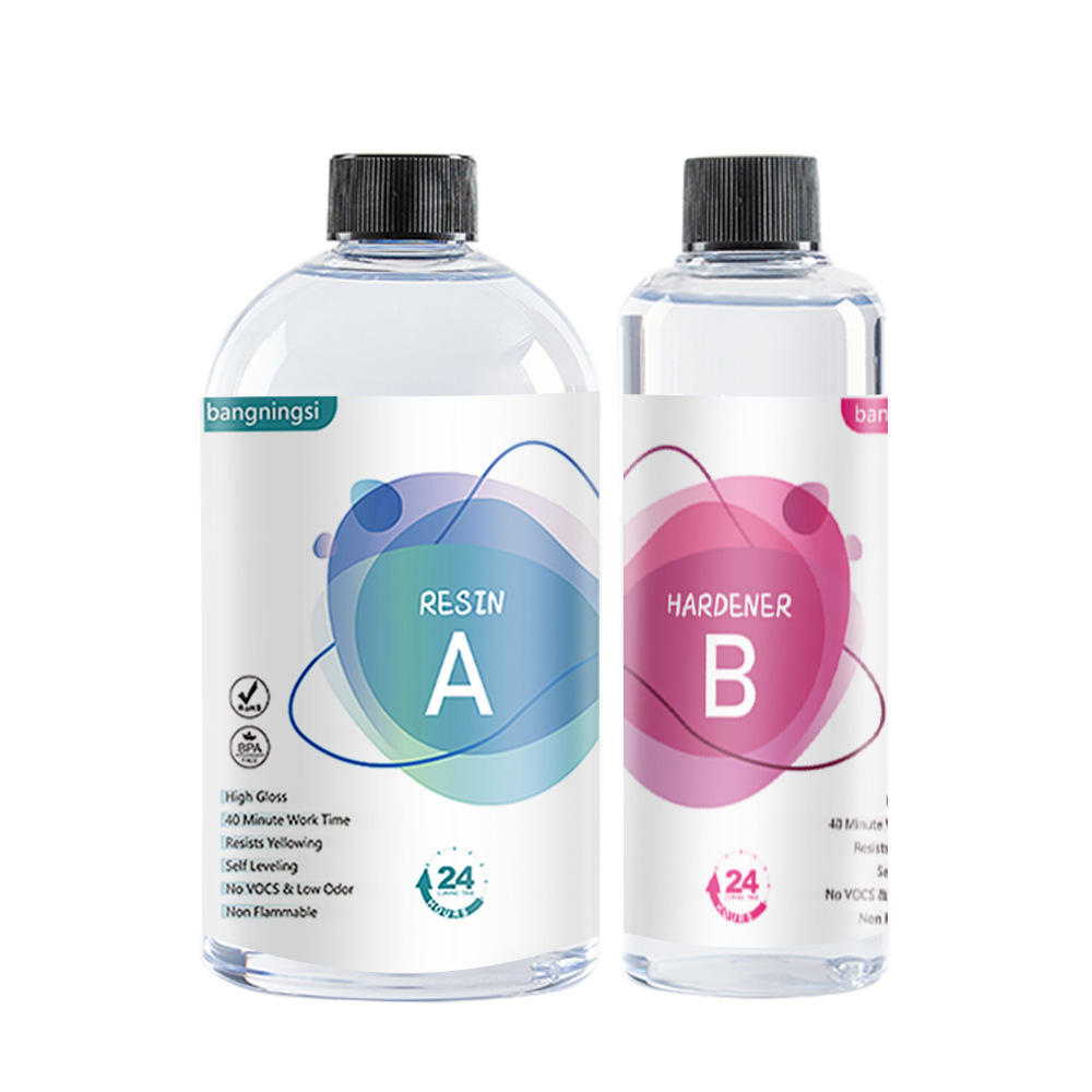 1kg Clear Epoxy Resin 3:1 Casting Acrylic Modified Resin Clear Set A ...