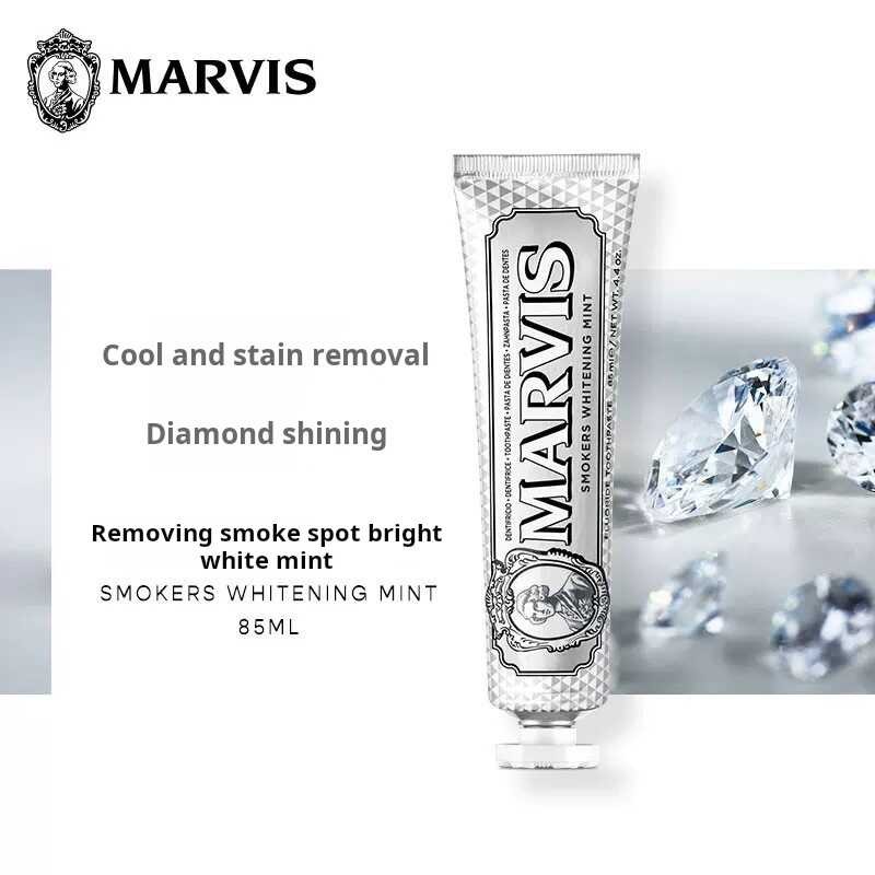 Marvis Mint toothpaste Freshen breath Whiten teeth Remove stones Remove ...