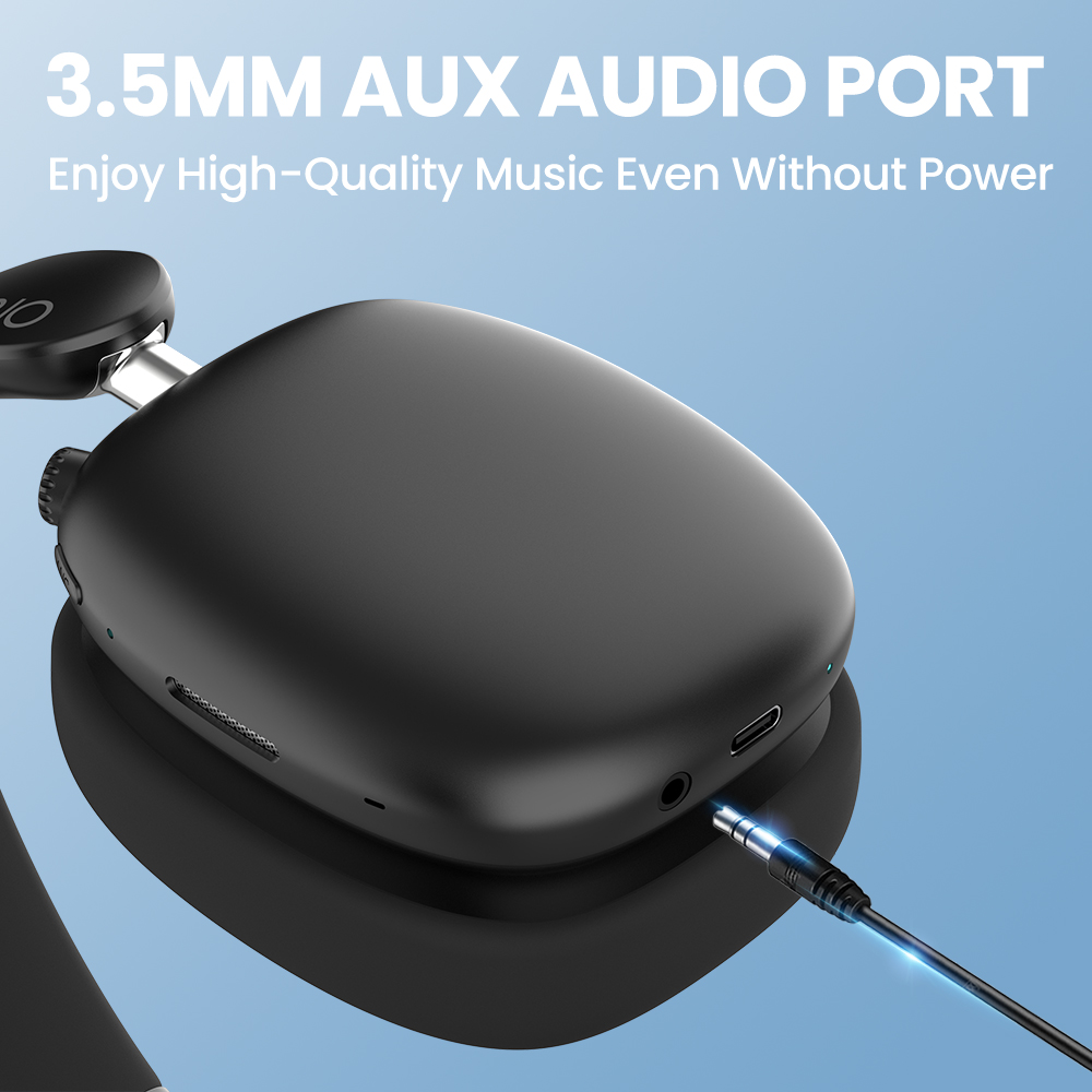 Orashare HS07 ANC Headphones 30dB Noise Cancelling Bluetooth Deep Bass ...