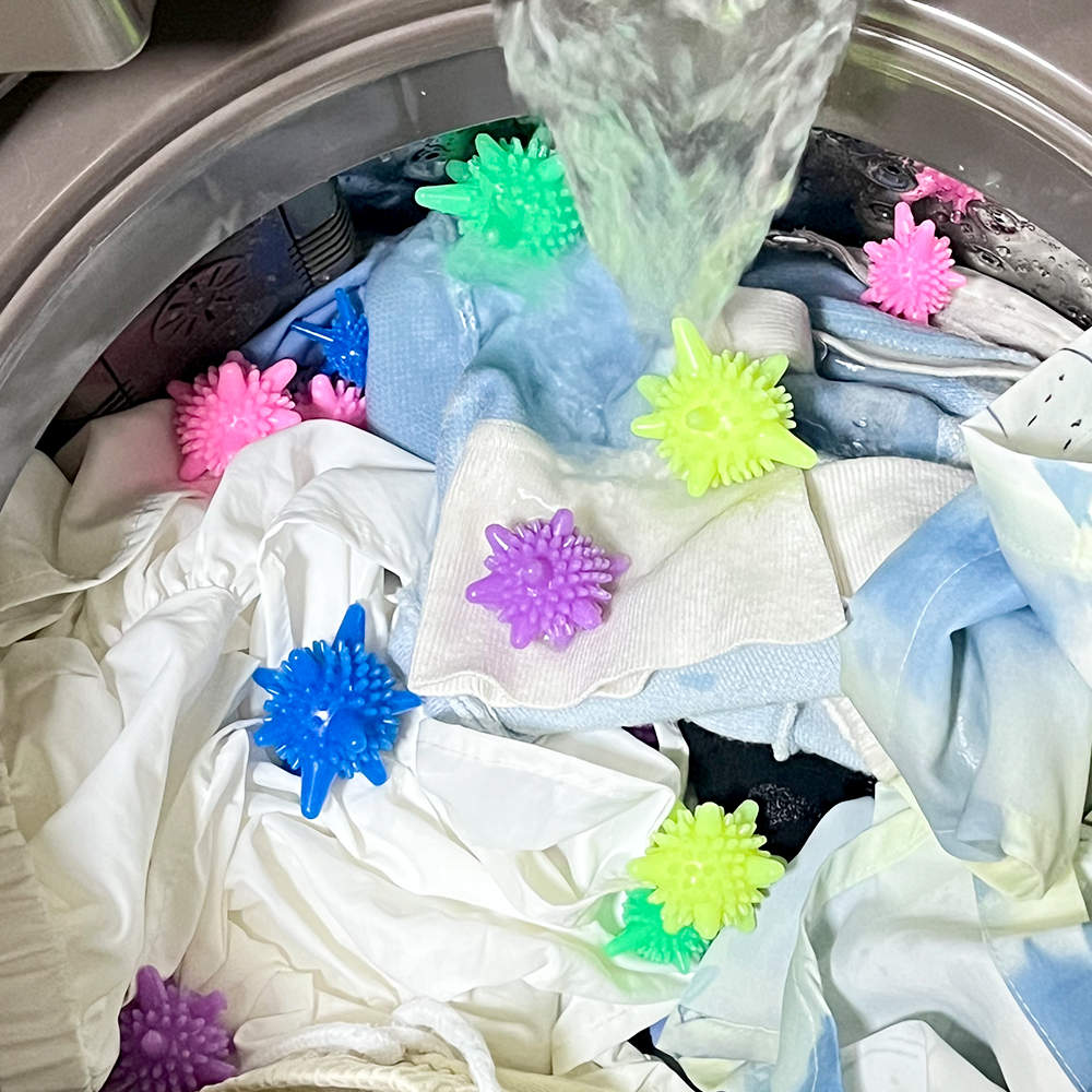 Reusable Laundry Magic Ball Clothes Cleaning Washing Machine PVC Solid ...