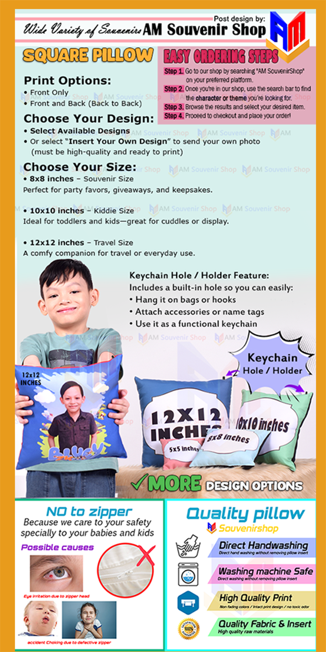 Boss Baby Girl/Boy – Custom Pillow • Add Name & Photo • Baptism ...