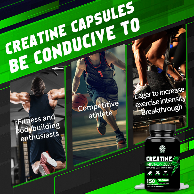 Suny Tree Creatine monohydrate capsules improve shape muscle strength ...