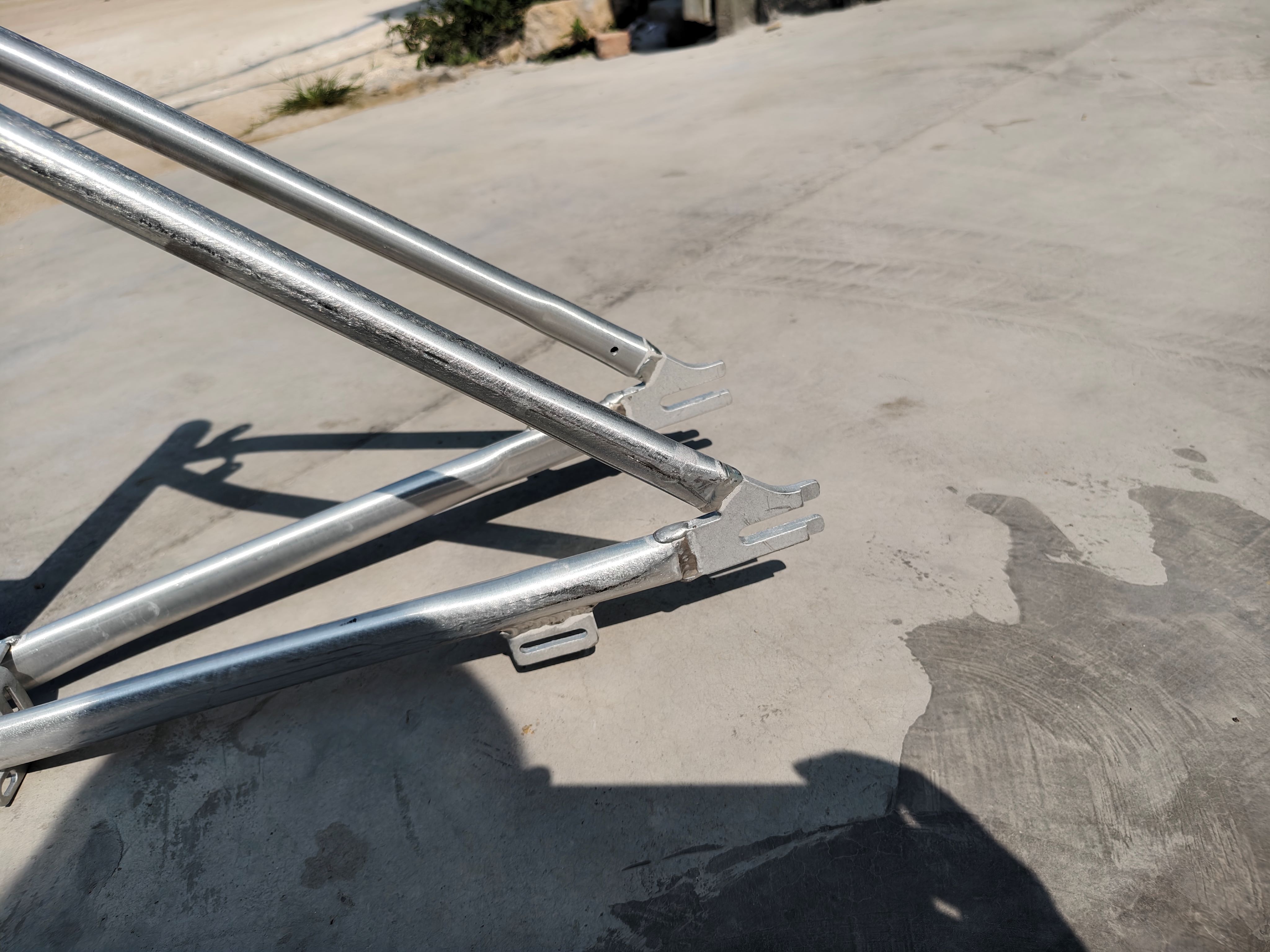 XUNWUK 26-inch Aluminum Lady Bike Frame: Light in Hand, Steady in Grace ...
