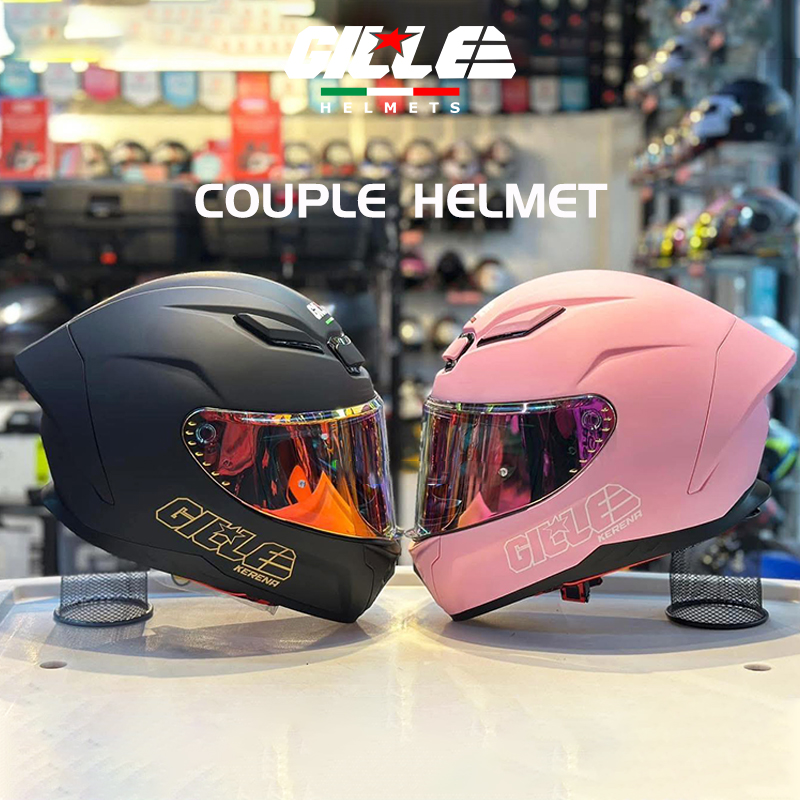 GILLE couple helmet full face Single visor For Motorcycle origina lbuy ...