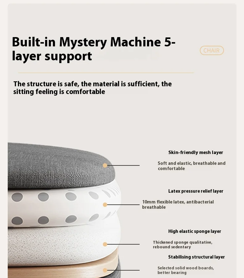 Office Chair Ergonomic Chair Computer Rotating Chair Study Mesh Chair With Armrest 360°Rotation ...