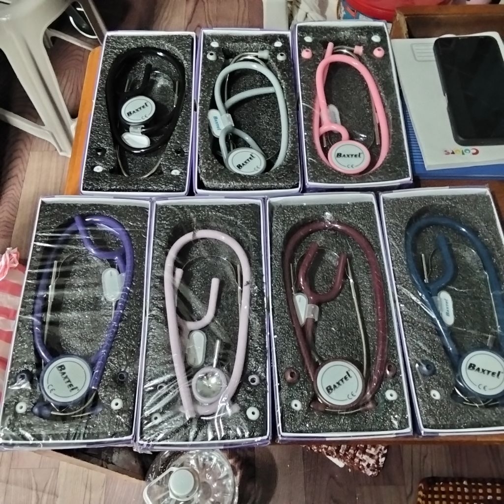 BAXTEL DELUXE STETHOSCOPE ( PINK,DARK BLUE,BURGUNDY,LABANDER,MAGENTA, ) PER PIECE | Shopee ...