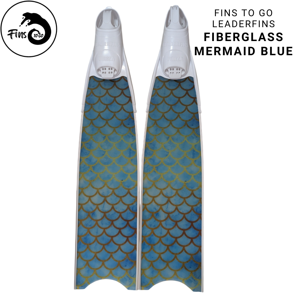 Leaderfins Designer Edition Mermaid Semi-Transparent Bi-Fins Soft ...