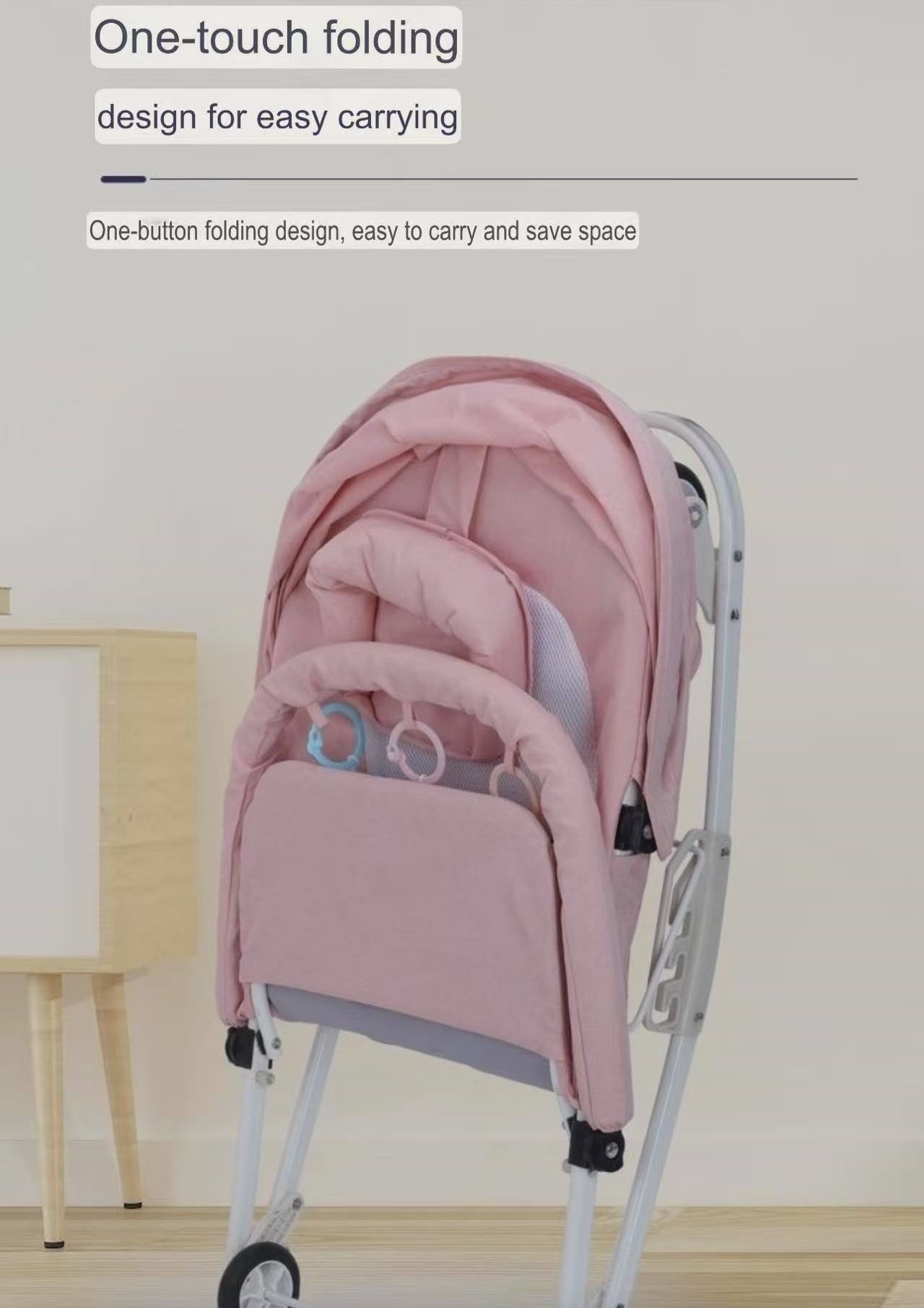 Baby rocking chair bed crib cradle chair newborn baby rocker strollers ...