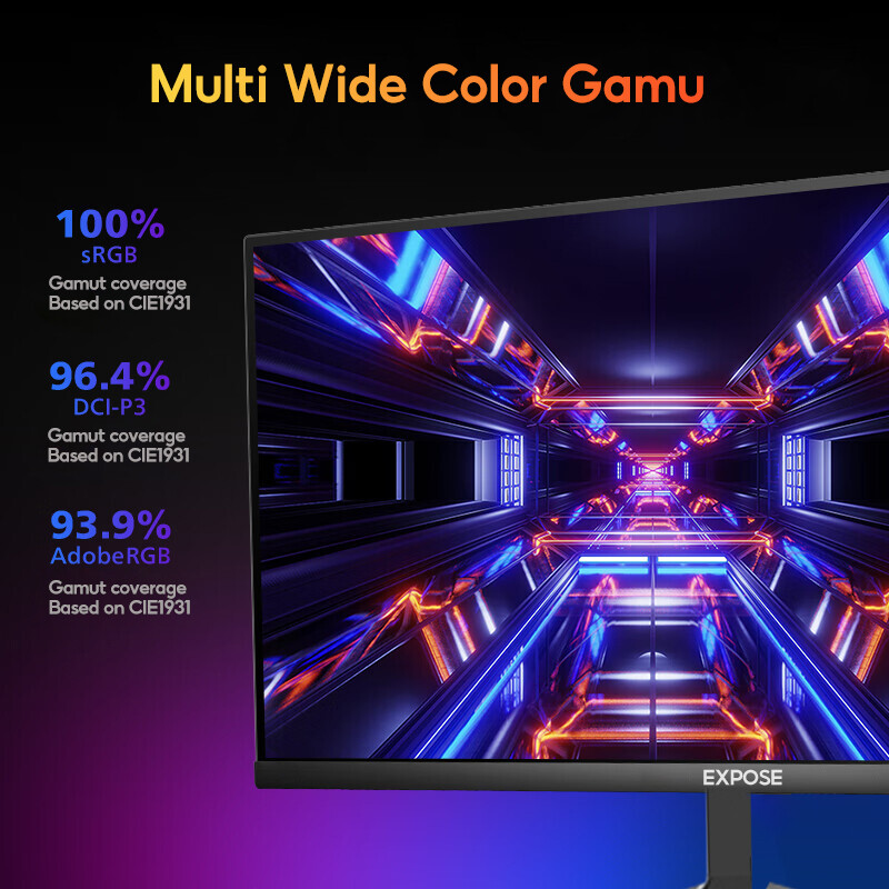 Expose 24 inch monitor 165hz/75hz IPS 27inch pc gaming monitor computer ...