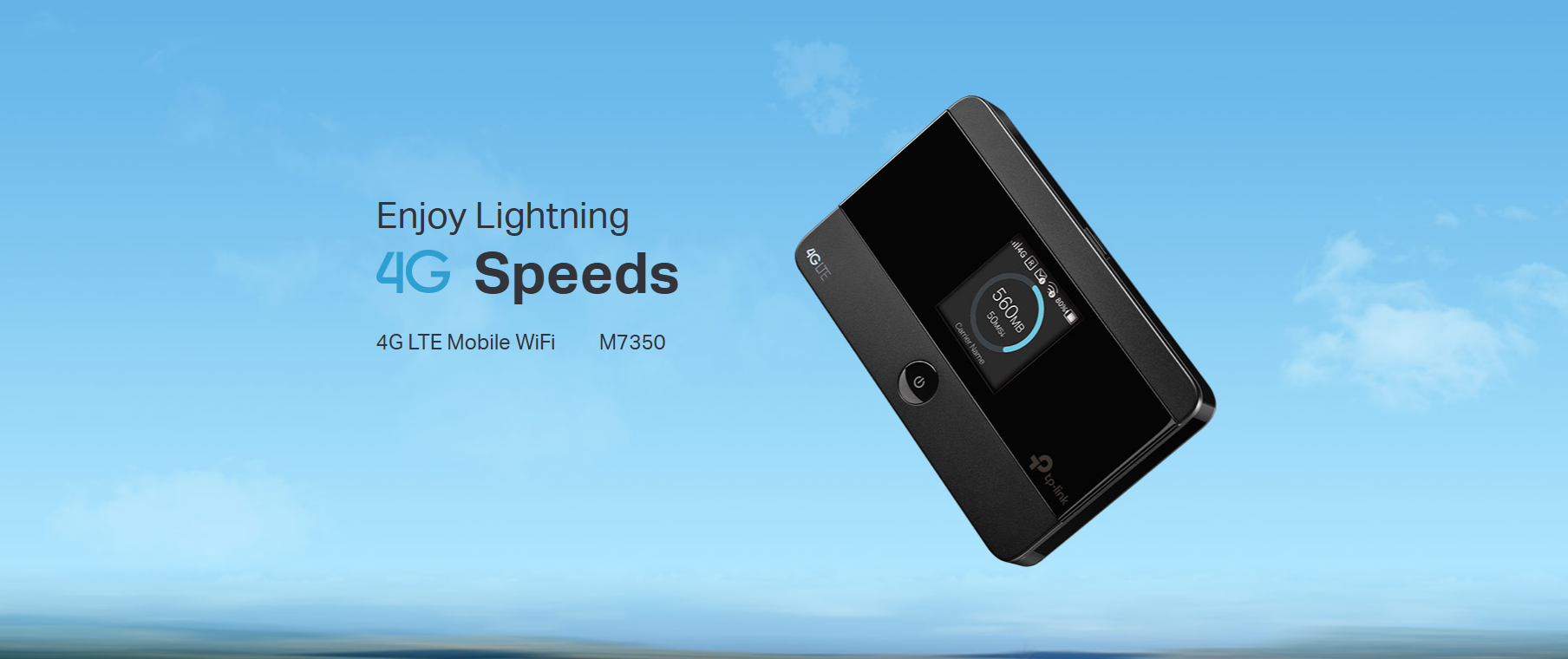 TP-Link MiFi M7350 V9 - 4G LTE Mobile WiFi / 150 Mbps / Screen Display ...