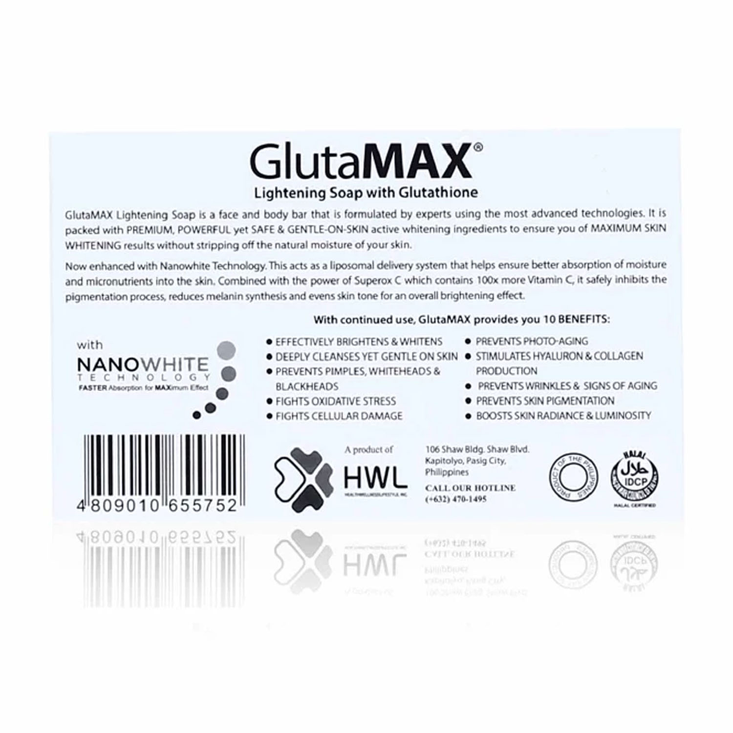OD Glutamax with Nanowhite Technology Lightening Soap With Glutathione ...