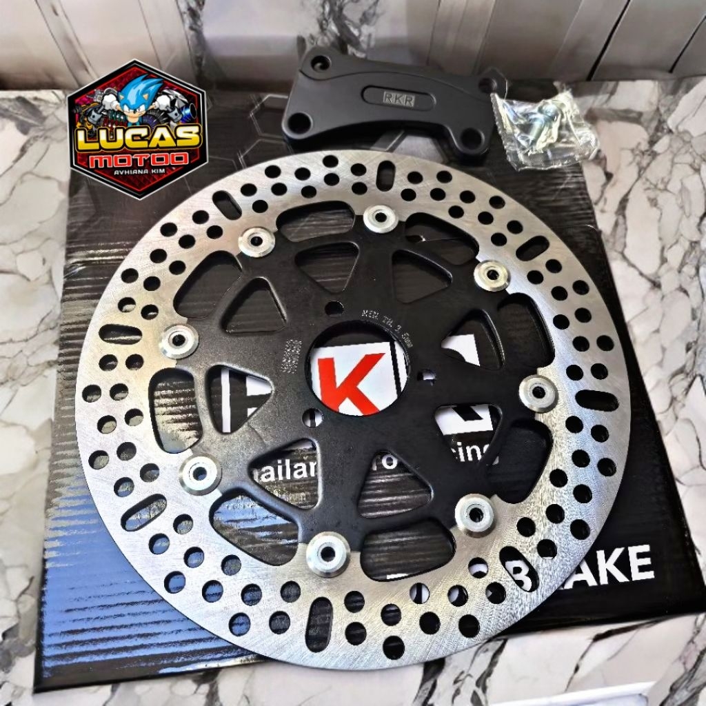big disc 260mm M3 Mio i 125 3Holes with brake bracket set | Shopee ...