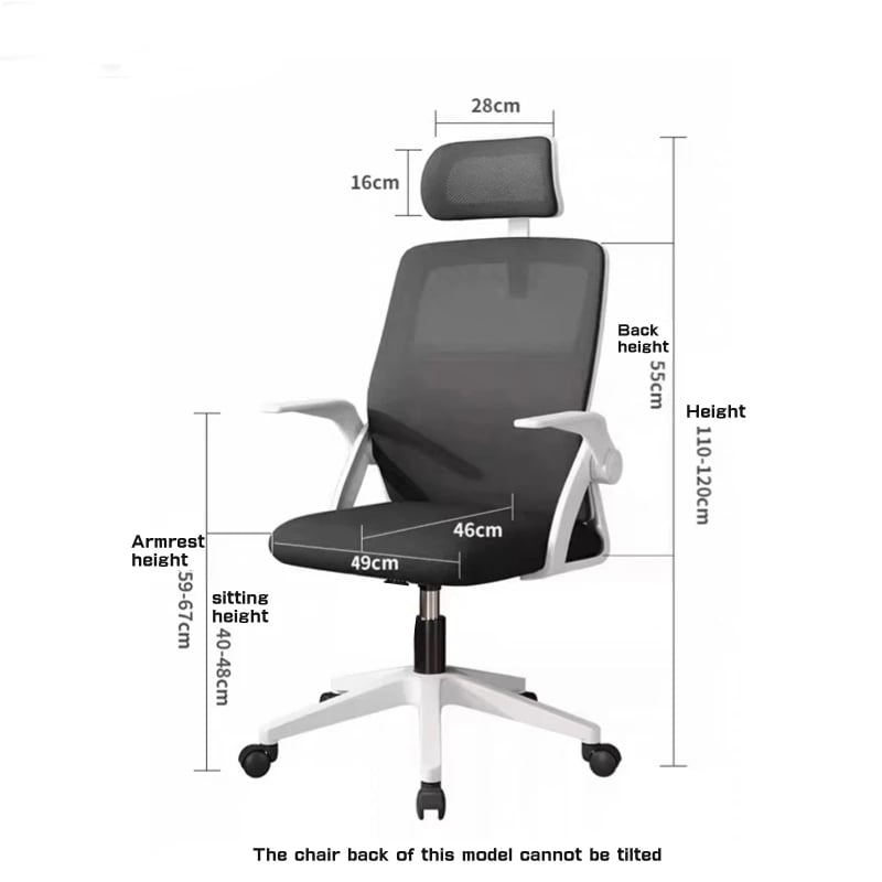 Mesh Office Chair Korean Style Ergonomics Chair Adjustable Computer ...