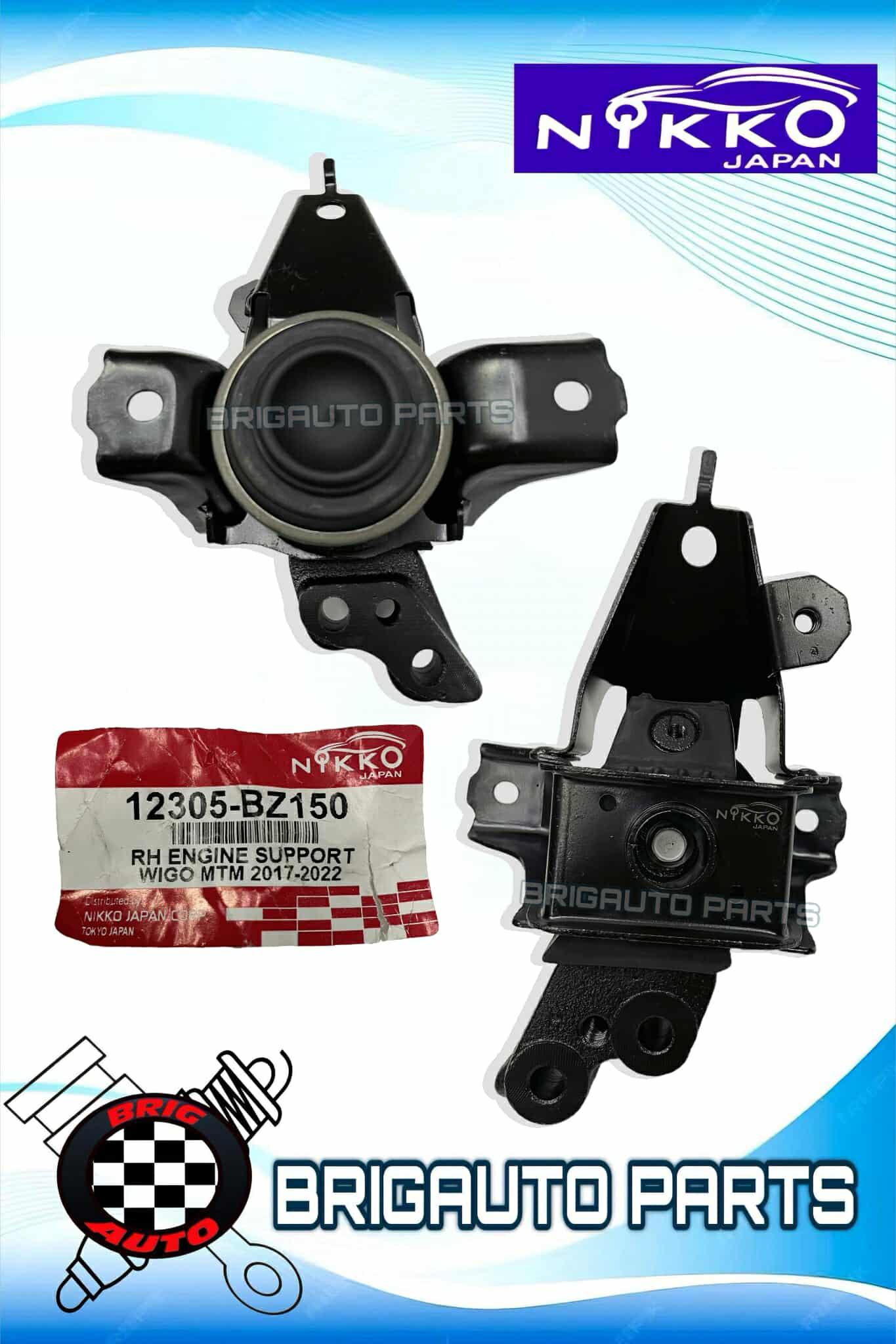 Toyota Wigo 2017-2022 Gen 2 Right Engine Support "Manual" NIkko ...