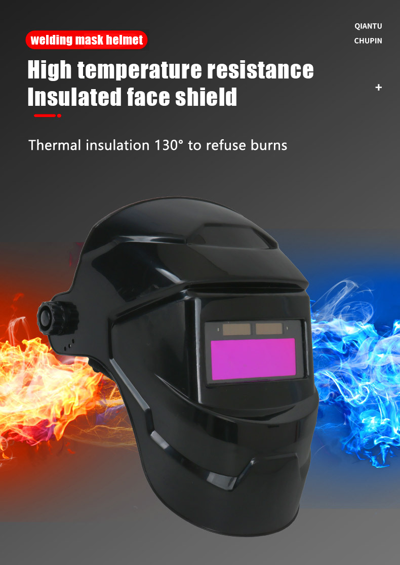 【Free 10 lenses】Welding Mask Auto Darkening Welding Helmet Full Face ...