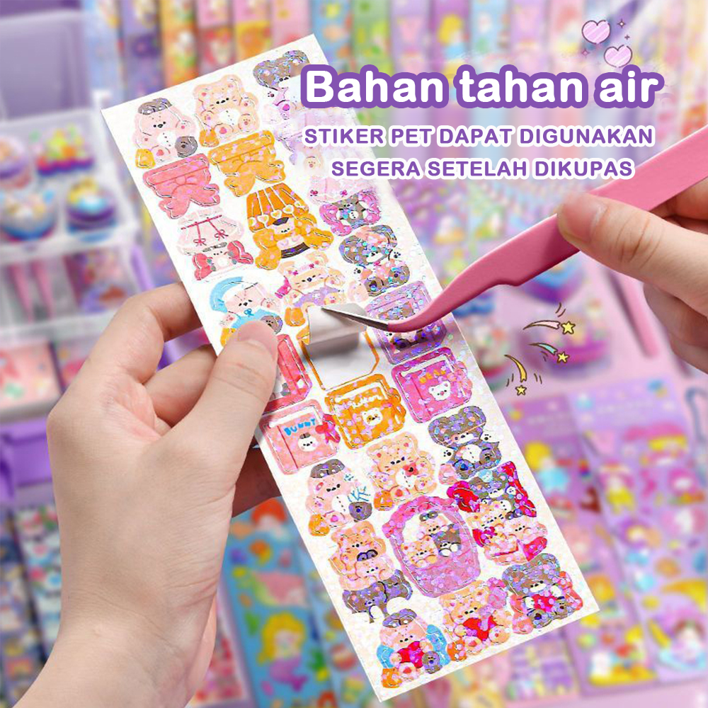 942PCS Guka Sticker Set Box DIY Cream Glue Cartoon Stickers Set DIY ...