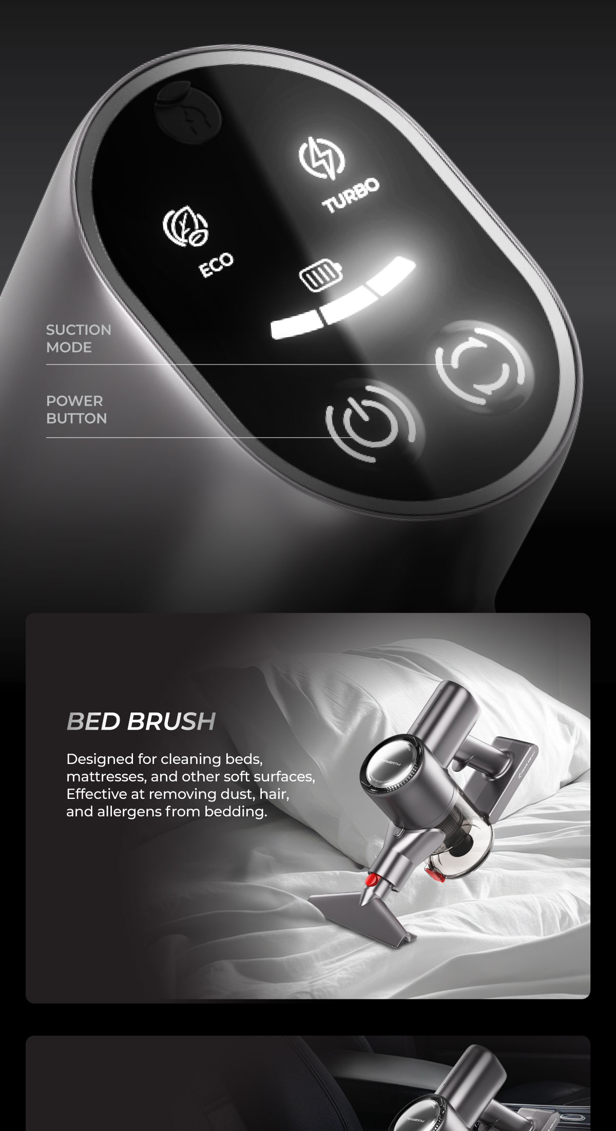 PerySmith VacuumCleaner Portable Wireless Handheld For Home Kaden ...